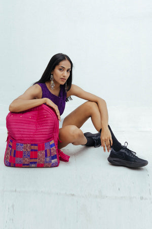 Buy Riti Rani Silk Godhadi Patchwork Bag Accessories For Young Girls ...
