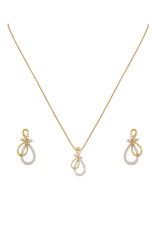 Buy Two Layered Drop Jewellery Set online available at scrollnshops